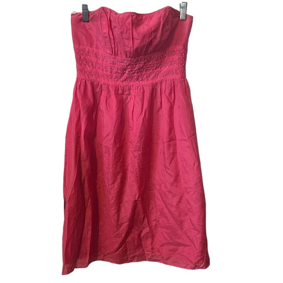Lilly Pulitzer | Dresses | Lilly Pulitzer Parade Pink Strapless Beaded ...